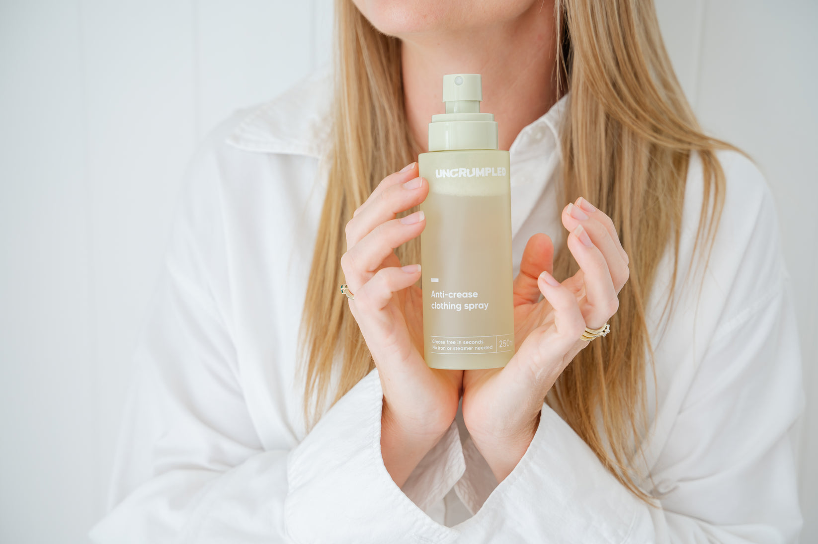 Anti-crease clothing spray – Uncrumpled